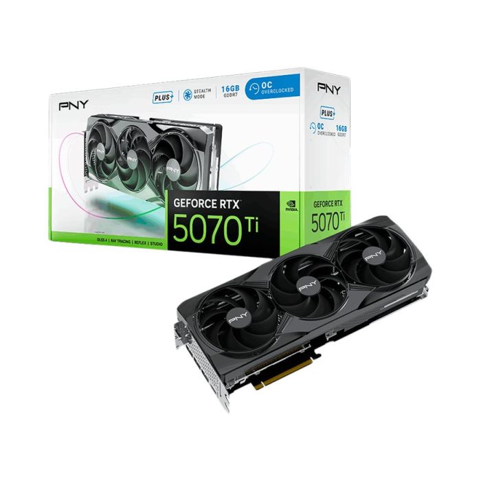 Grafička kartica PNY GeForce RTX 5070 Ti 16GB GDDR7 256bit Overclocked Triple Fan Plus