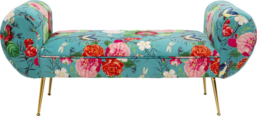 Klupa Trono Flower Fever Blue 140cm