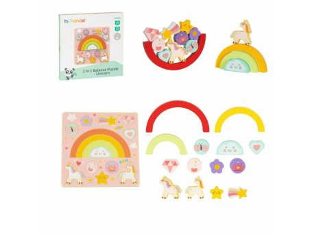 TOOKY TOY Drvena igra 2u1 Unicorn HP088 107/52800