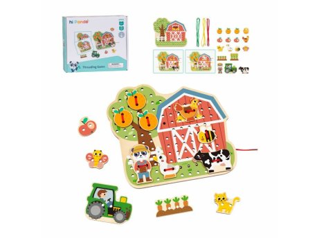 TOOKY TOY Drvena kreativna igra Farma HP062 107/52633