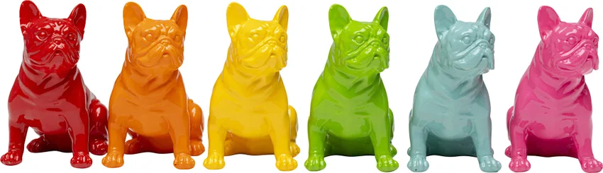 Ukras Perro Sit Colore 9cm Assorted