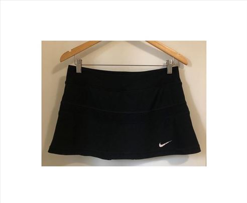 Nike Dri FIT crna teniska suknjica sa podšortsem,M