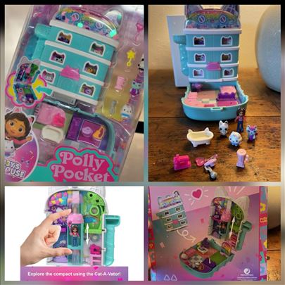 Gabbys Dollhouse Polly Pocket set- novo