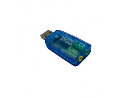 GEMBIRD CMP-SOUNDUSB13 Gembird USB 5.1 3D zvucna karta, zamenjuje audio kontrolor u PC (SC-USB-01) (239)