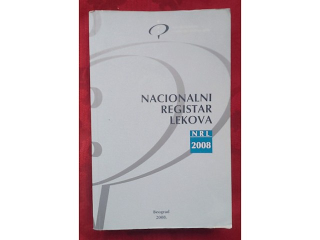 Nacionalni registar lekova 2008