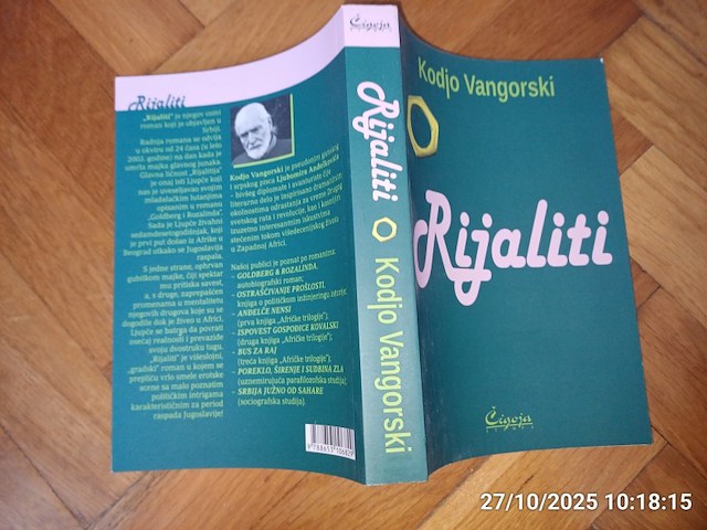 KODJO VANGORSKI, RIJALITI