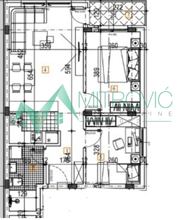 Odlična prilika – funkcionalan dvoiposoban stan od 52 m²