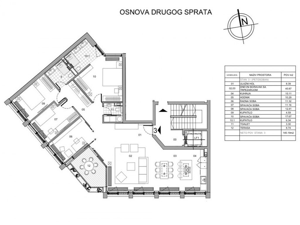 Prodajmo odličan 5. 0 stan, donji Dorćol, 145m2