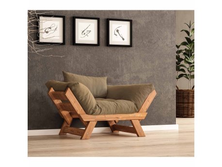 HANAH HOME Garden 1-Seat Sofa Camel CPT8152 140