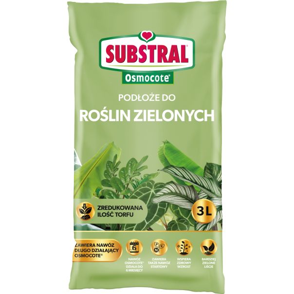 SUBSTRAL Zemlja za zelene biljke 3L