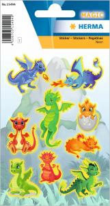 Stikeri MAGIC DRAGONS, LUMINOUS