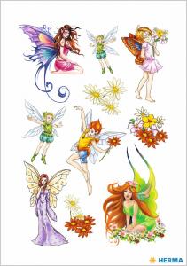 Stkeri TATTOO FAIRIES COLOUR