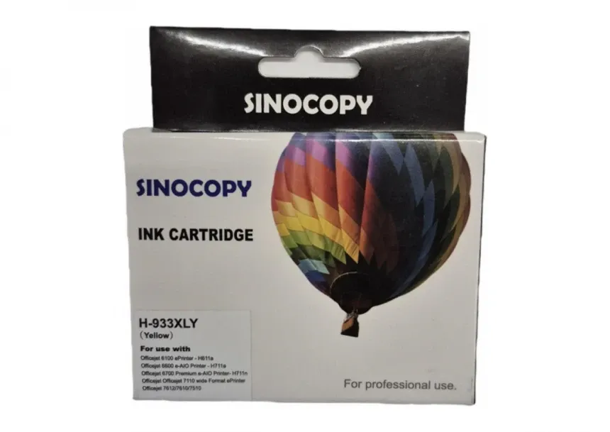 INKJET Ketridz ZA HP 933XL Y Yellow SINO HPIJXY933SC