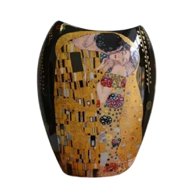 Vaza - Klimt, Kiss, Black