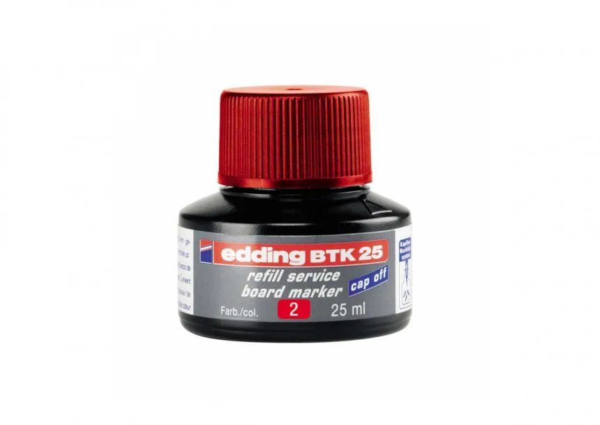 Refil za board marker Edding BTK 25 ml Crveni