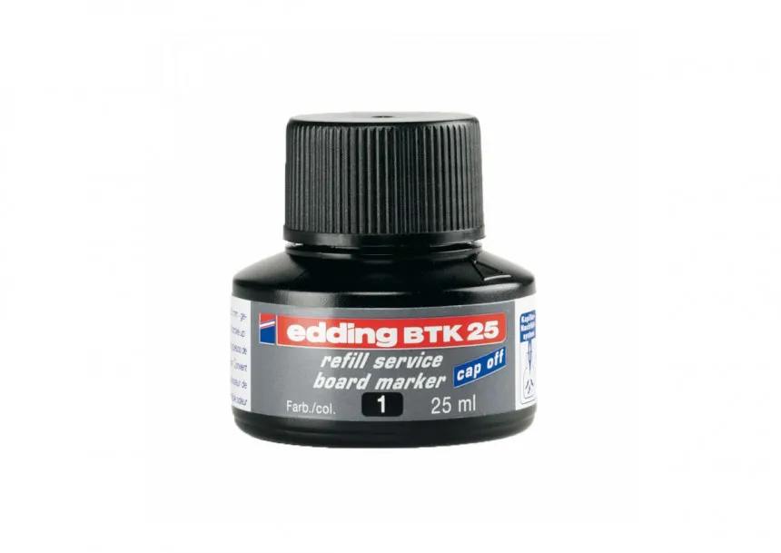 Refil za board marker Edding BTK 25 ml Crni