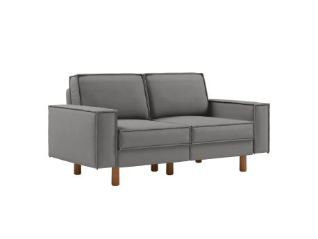 Atelier del Sofa 2-Seat Sofa Sparrow 2 Obsidian Walnut