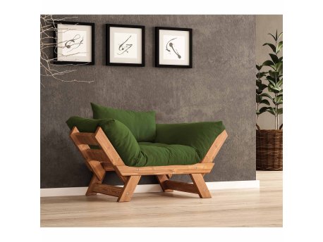 HANAH HOME Garden 1-Seat Sofa Zelena CPT8160 140