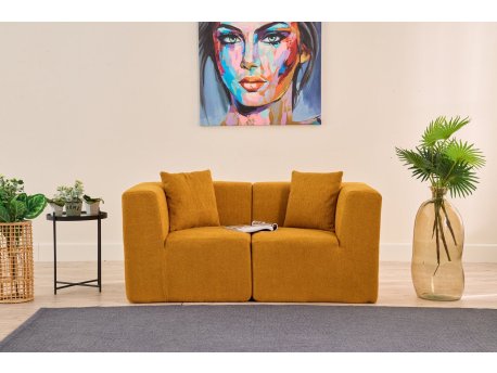 Atelier del Sofa 2-Seat Sofa Raks Orange