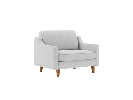 Atelier del Sofa 1-Seat Sofa - fotelja Robin Loveseat Pebble Walnut