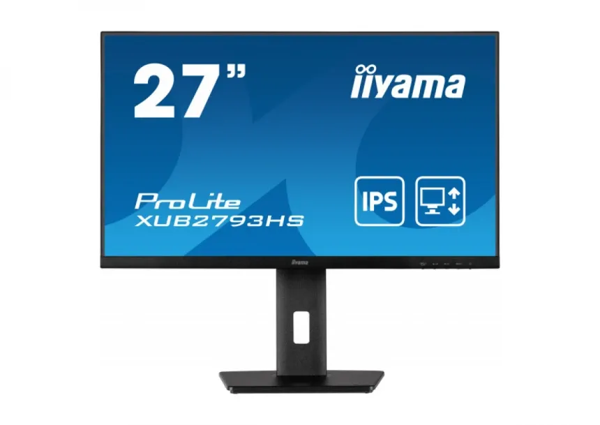 Monitor 27" Iiyama XUB2793HS-B7 IPS 1920x1080/100Hz/1ms/HDMI/DP/zvučnici/pivot