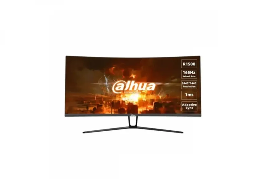 Monitor 34 Dahua LM34-E330C 3440x1440/21:9/VA/180Hz/1ms/2xHDMI/2xDP/Curved