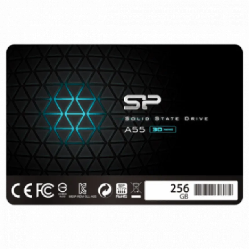 SSD Silicon Power A55 256 GB - 2.5" SATA III, 560/530 MBs, SP256GBSS3A55S25