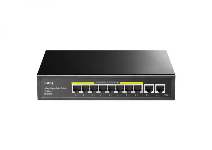 Svič 10/100/1000 10-port Cudy GS1010PE