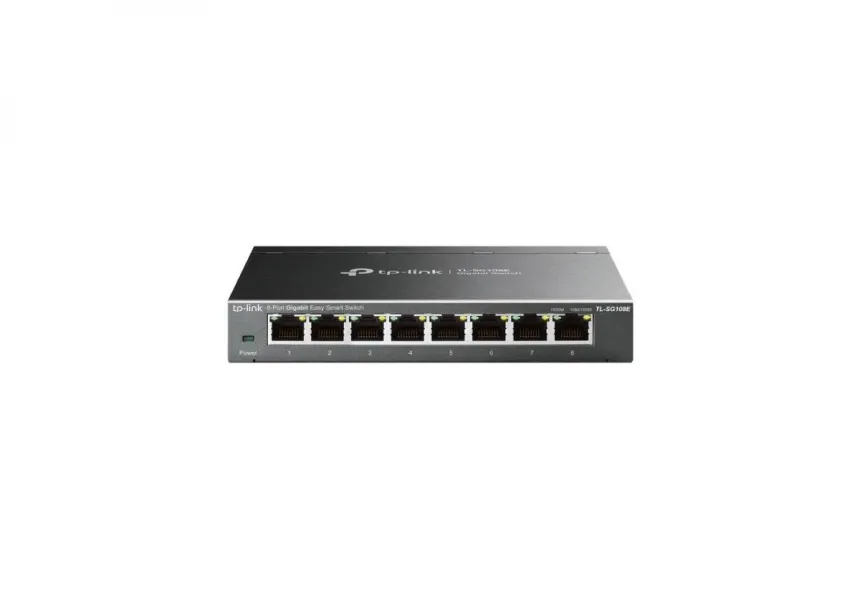 TP-LINK TL-SG108E Gigabit/8x RJ45/10/100/1000Mbps/eSm Switch