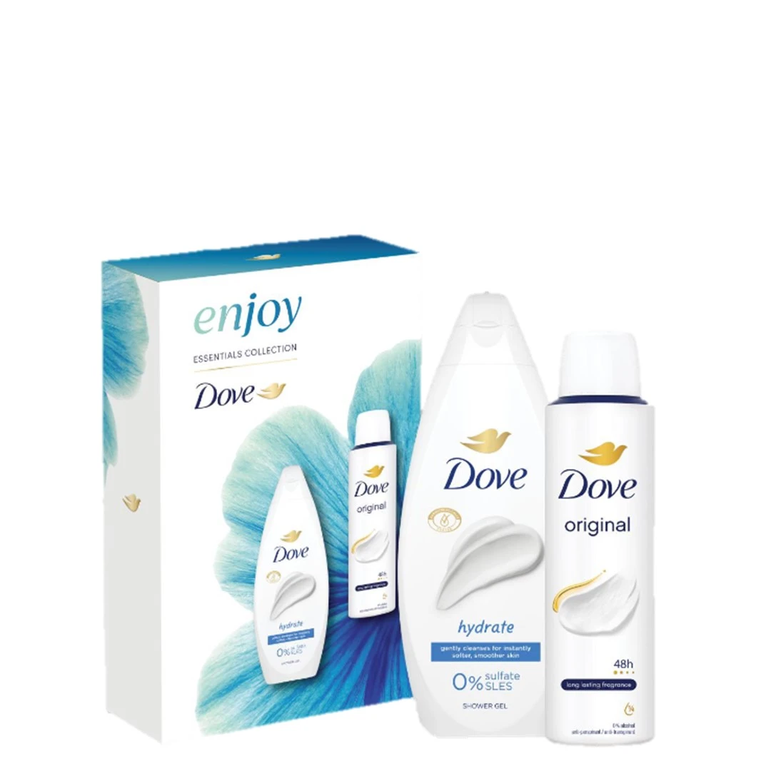 DOVE SET W.ENJOY HYDRATE (DEO 150ML + GEL 250ML)