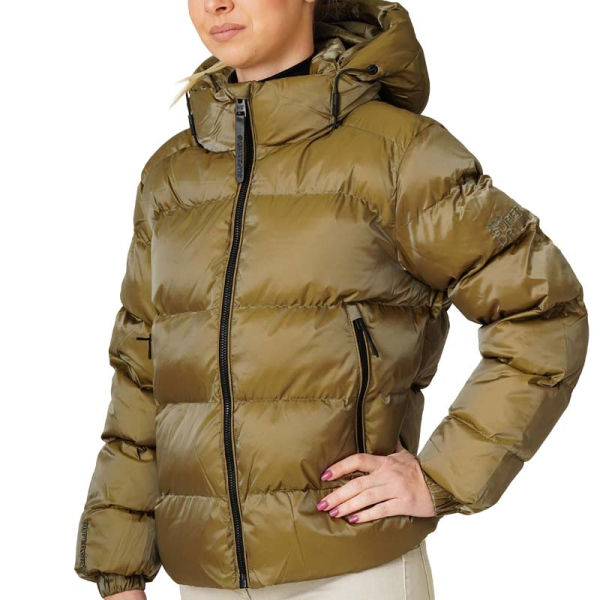 SUPERDRY JAKNA HOODED LUXE SPORTS PUFFER ZA ŽENE
