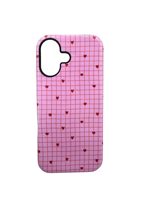 Maska Custom fit za iPhone 17 pink hearts