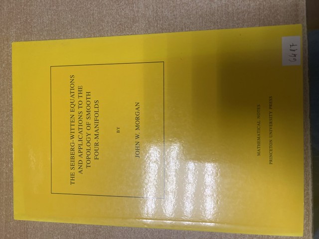 the seiberg-witten equations and applications to the to
