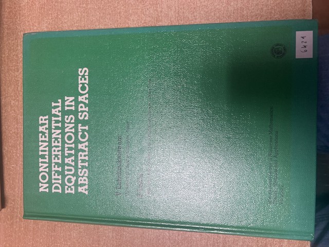 nonlinear differential equations in apstract spaces lee