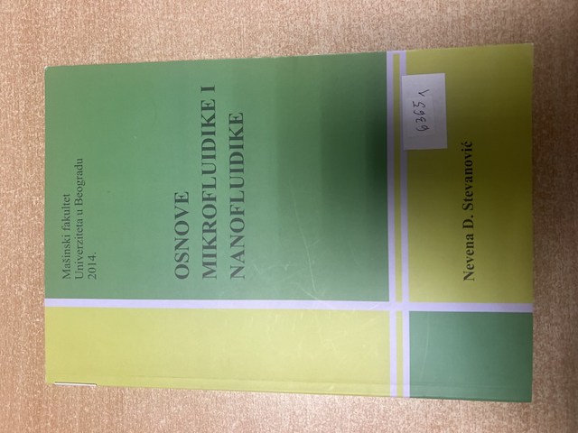 osnovi mikrofluidike i nanofluidike nevena d.stevanovic