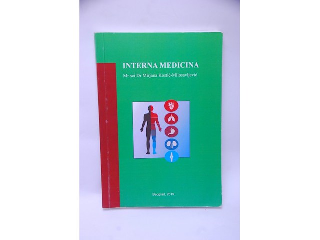 Interna medicina - MrsciDr Mirjana Kostic Milosavljevic
