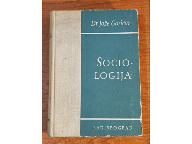 Sociologija - Jože Goričar