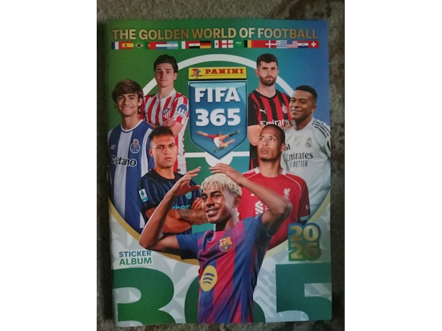 Fifa 365 2026 Panini The Golden world of football