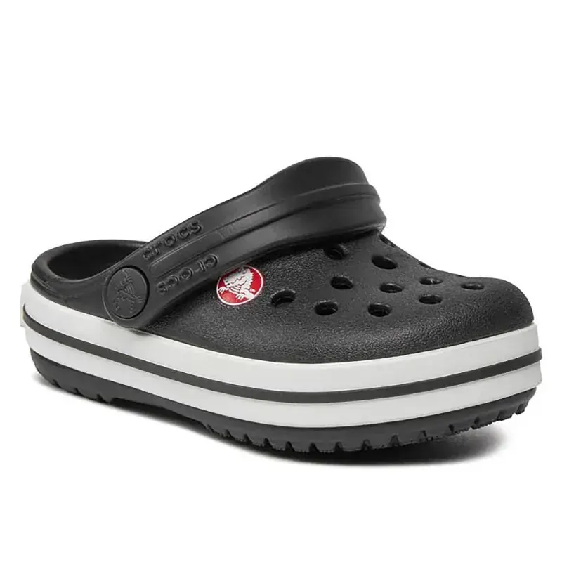 Crocs Papuče za devojčice Crocband Clog T, Crne
