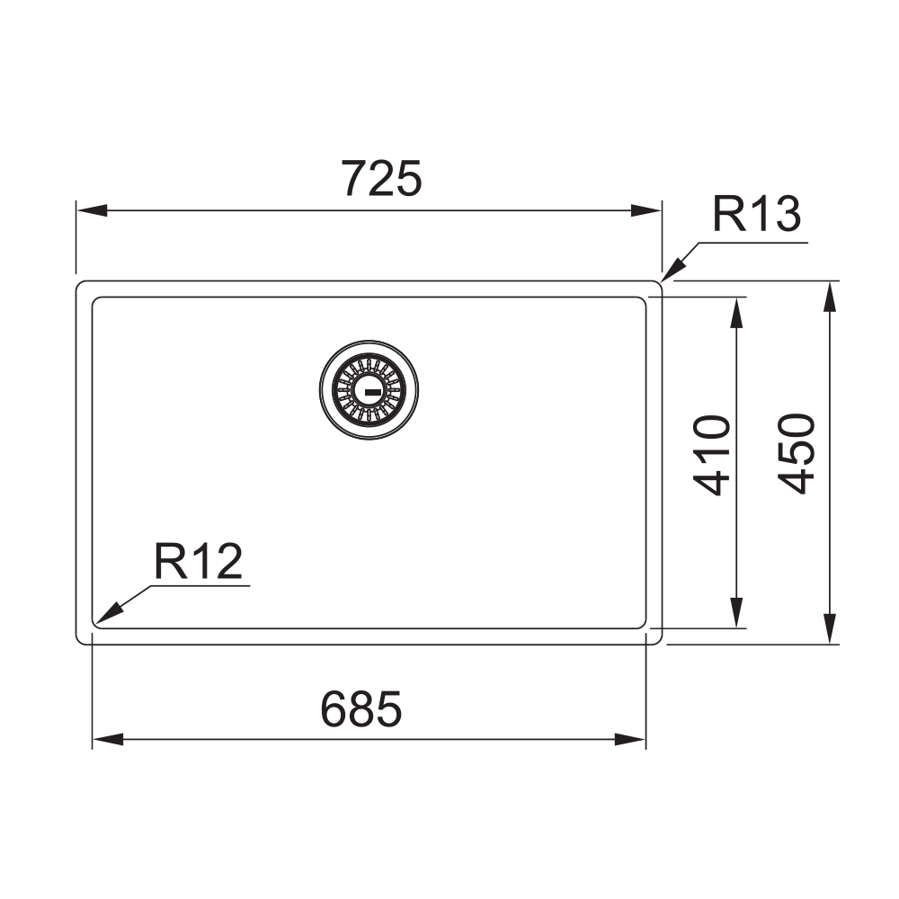 Franke sudopera BXM 210/110-68 127.0676.885