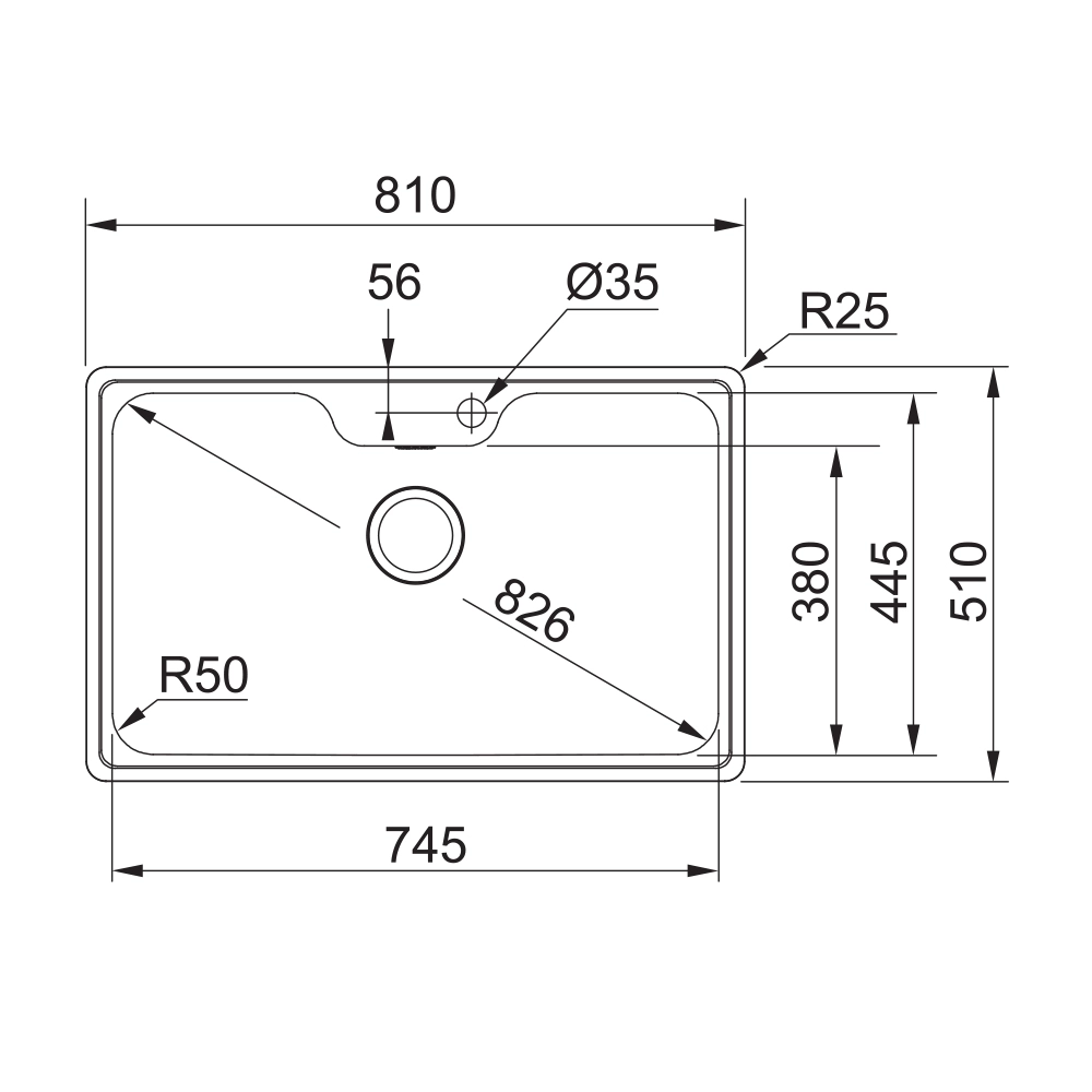 Franke sudopera BCX 610-81 101.0693.352