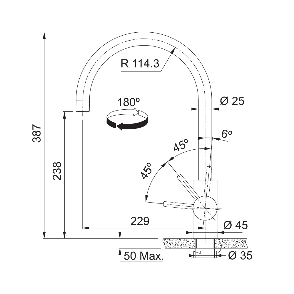 Franke slavina Eos Neo 115.0681.243