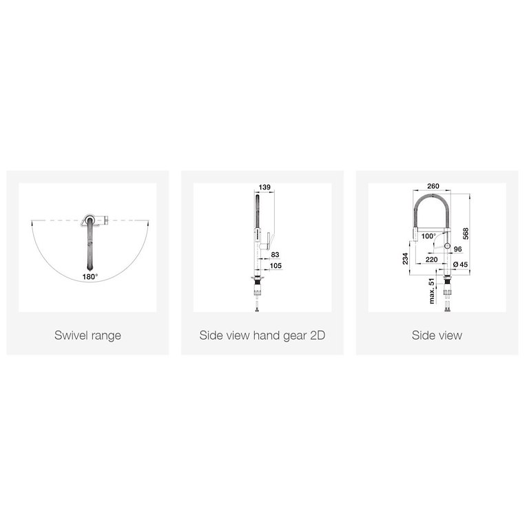 Blanco slavina BLANCOCULINA-S II 527702