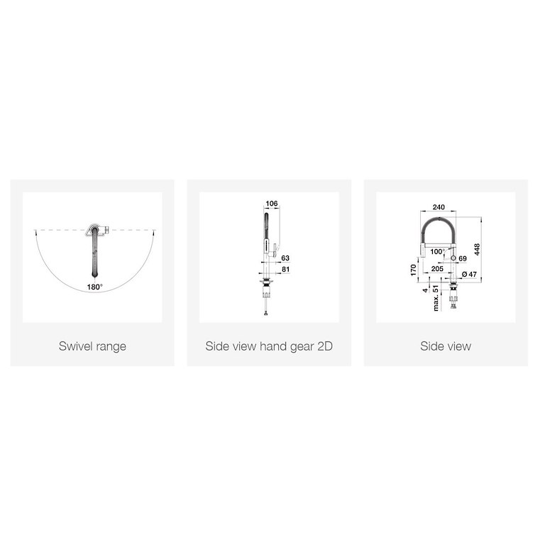 Blanco slavina BLANCOCULINA-S II Mini 527703