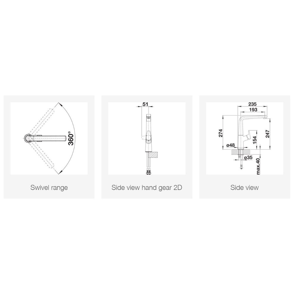 Blanco slavina AVONA 521267