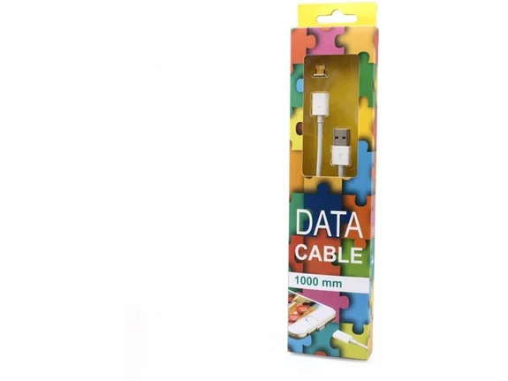 Data kabl UCA162 Magnetic za iPhone lightning beli 1m
