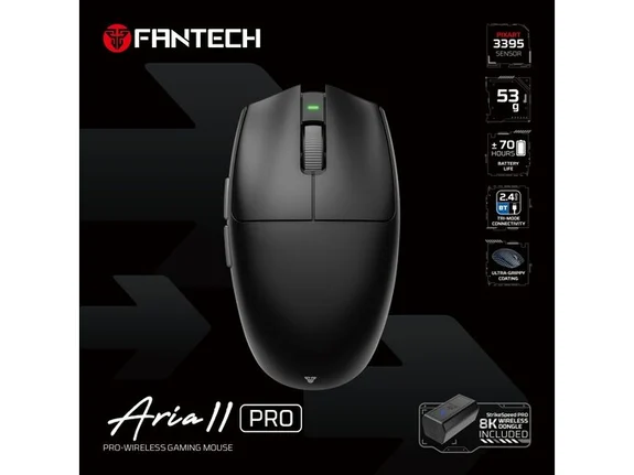 Miš Wireless Gaming Fantech XD7V2P Aria II PRO crni
