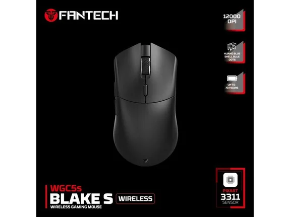 Miš Wireless Gaming Fantech WGC5 S blake crni