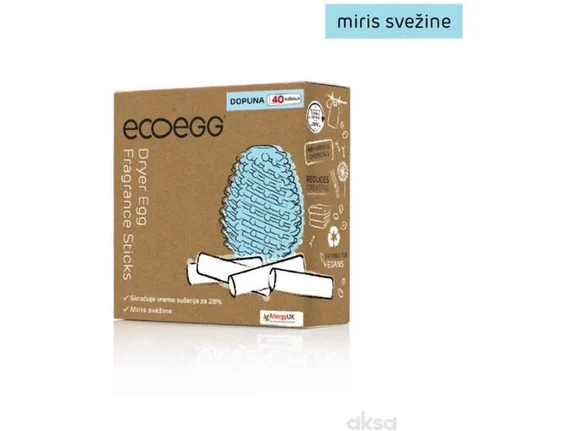 Ecoegg Dopuna za jaja za sušilicu Miris Svežine 40 sušenja