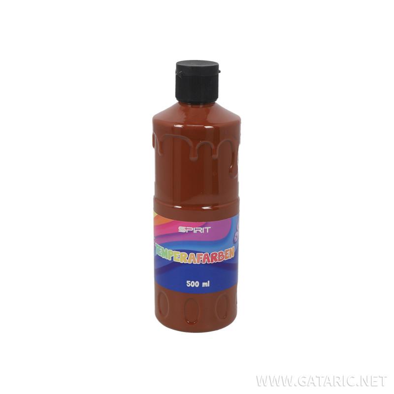 Tempera 500ml, Braon